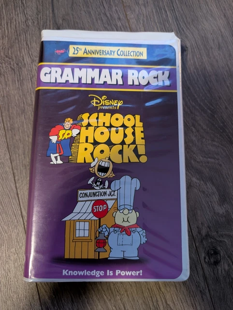 SCHOOLHOUSE ROCK - Grammar Rock (VHS, 1998, Clam Shell) Tested Working ...