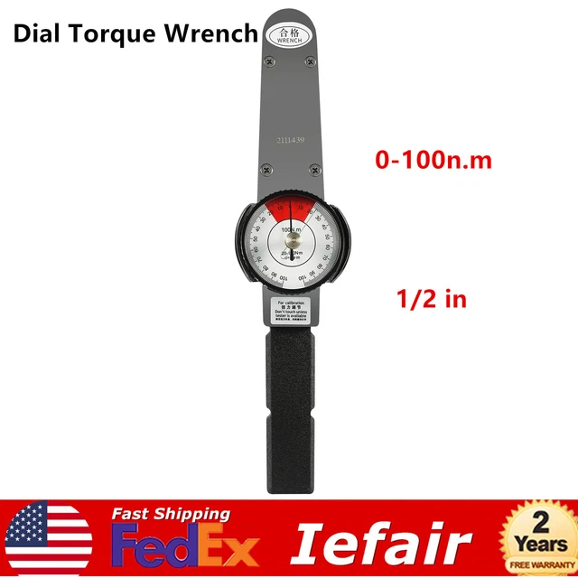 DIAL INDICATOR TORQUE Wrench Indicating Torquemeter Torque Testing 0 ...