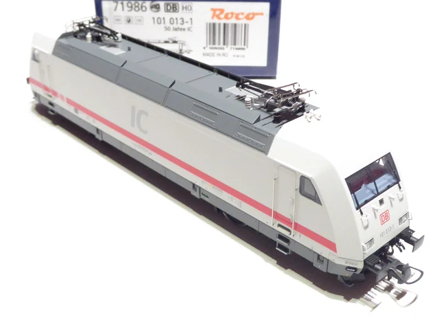 ROCO HO 71986 DB AG 4achsige E Lok 101 013 1 weiß OVP Sound gebraucht ...