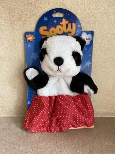 SOOTY AND SWEEP Show Sue Soo Panda Soft Toy Golden Bear Hand Puppet New ...
