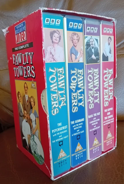 THE COMPLETE FAWLTY Towers Box Set. VHS VIDEO Tapes BBC Classic Comedy ...