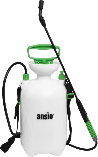 ANSIO® GARDEN SPRAYER 5 litre Pressure Sprayer Pump Action, Weed Killer ...