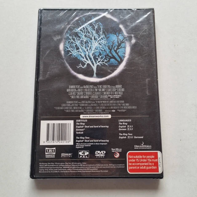 THE RING | 2-Movie Collection (DVD, 2-Disc) PAL Region 4 (Naomi Watts ...
