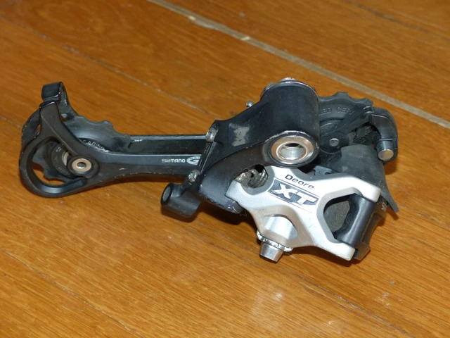 SHIMANO DEORE XT Schaltwerk RD-M771 Rear Derailleur 9-fach Retro Vintage EUR 37,99 - PicClick DE