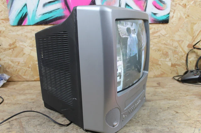 BUSH BTV180TSIL RETRO Vintage Gaming Crt Vhs Combo Tv £27.99 - PicClick UK