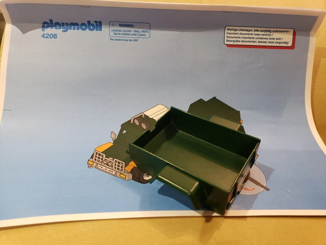 BENNE DE REMORQUE pour 4x4 avec remorque playmobil 4206 EUR 3,00 ...