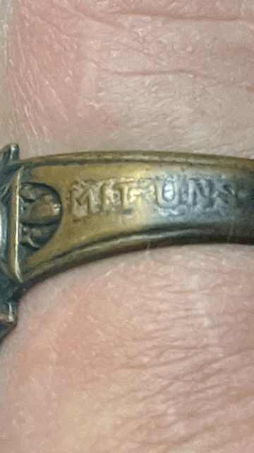 WW1 IMPERIAL GERMAN Ring. Kaiser Wilhelm II.Franz Josef. Trench Art ...