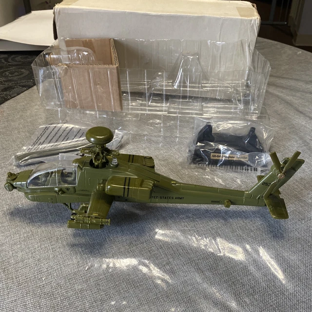 POSTAGE STAMP 5600 AH-64D Apache Longbow 1/100 Scale Diecast Model READ ...