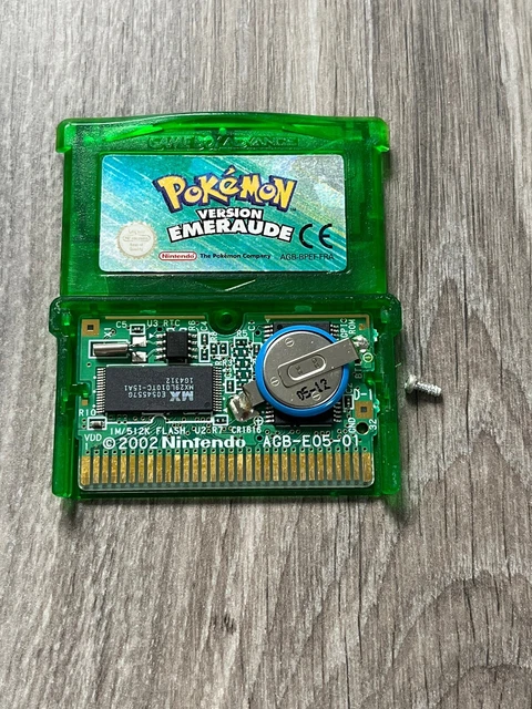 POKEMON EMERAUDE POKEMON Emerald Version Gameboy Advance GBA Pal Fra ...
