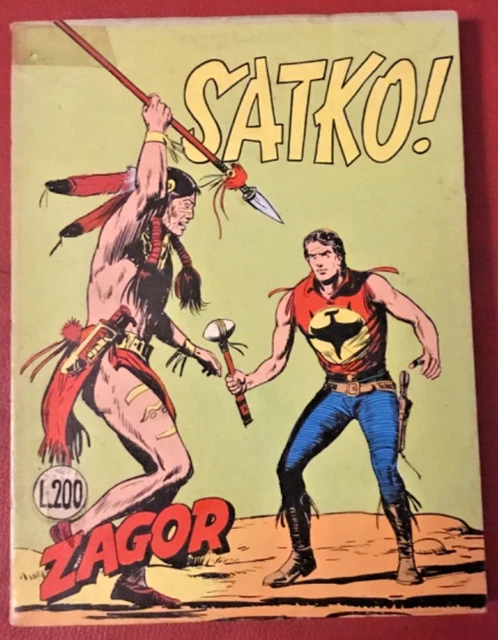 ZAGOR ZENITH NUMERO 96 “SATKO!” ZAGOR GIGANTE 45 EUR 23,50 - PicClick IT