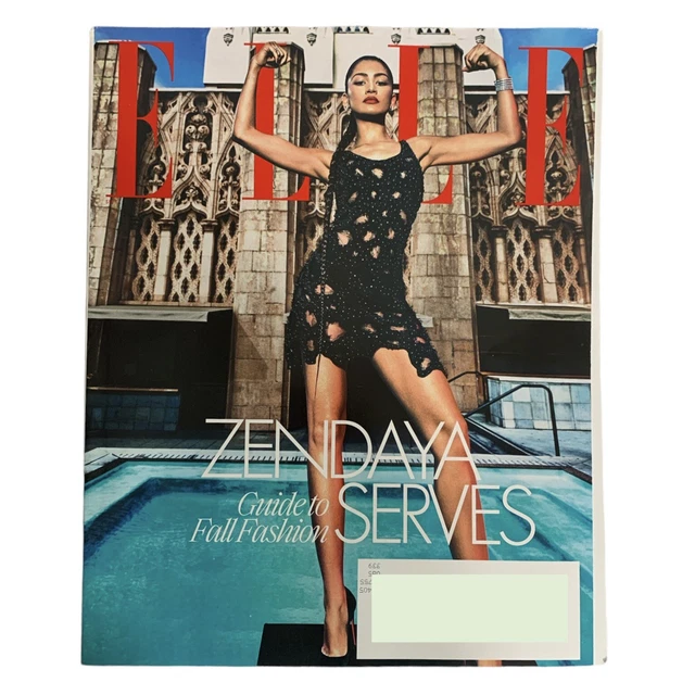 ELLE MAGAZINE SEPTEMBER 2023 Zendaya Serves Guide To Fall Fashion £8.10 ...