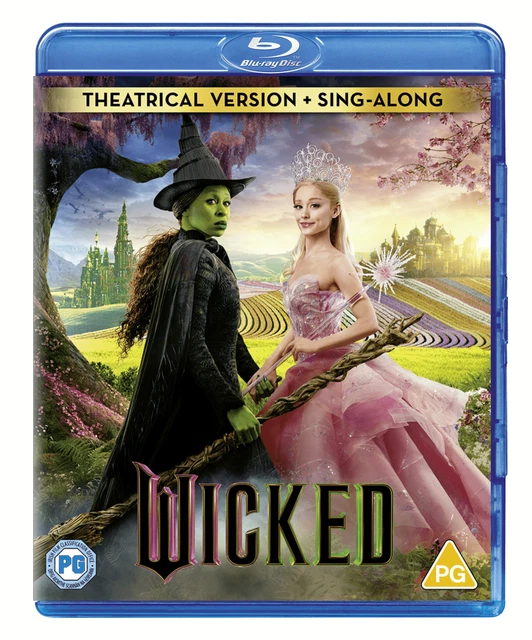 WICKED (BLU-RAY) CYNTHIA Erivo Ariana Grande Jonathan Bailey Marissa ...
