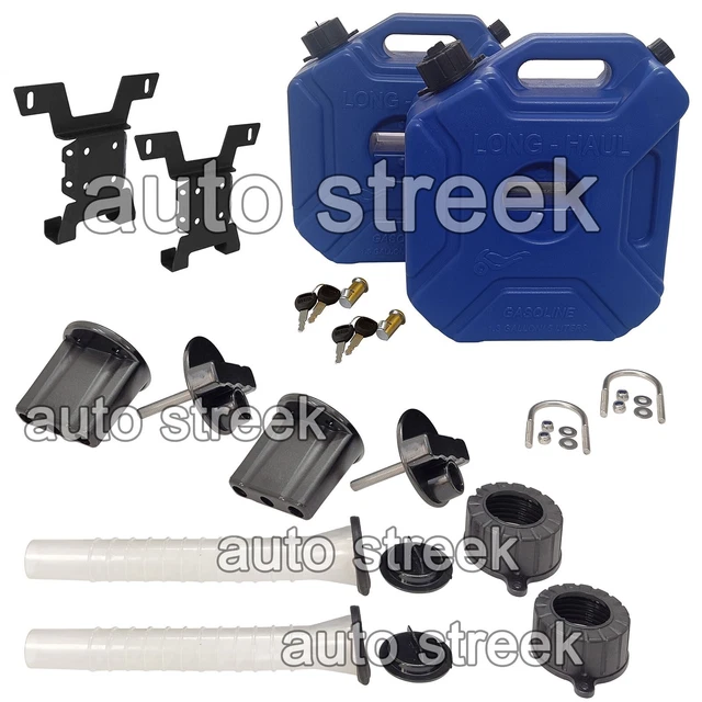 ROYAL ENFIELD HIMALAYAN 411cc BS6 Blue Color LH & RH Jerry Can Pair ...