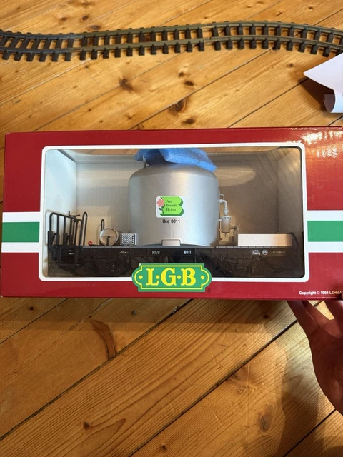 LGB SPUR G 41250- RhB Zementsilowagen OVP EUR 119,90 - PicClick DE