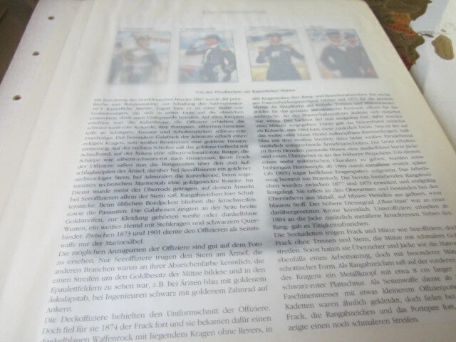 DEUTSCHES MARINE Archiv N 2067 Uniformen Preußische zur Kaiserlichen ...