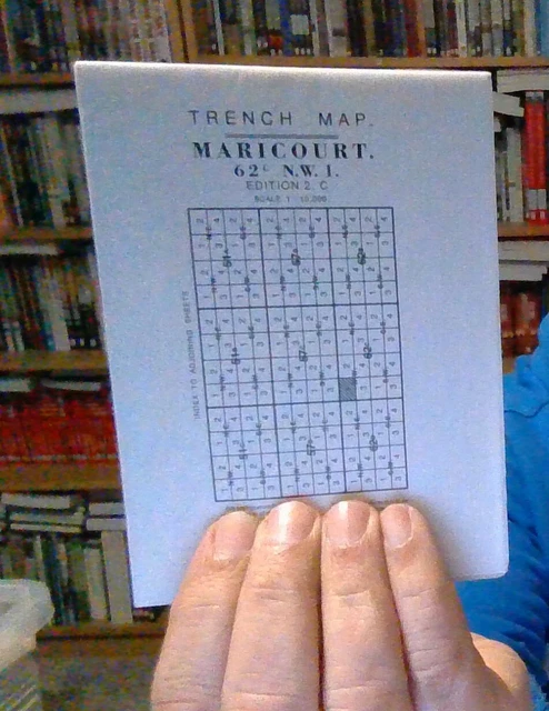 TRENCH MAP OF Maricourt 62C N.w.1 Edition 2C Reproduction Scale 1: ...