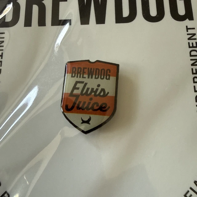 BREWDOG USA BRAND New Genuine Sealed Elvis Juice beer Pin Badge Non UK ...