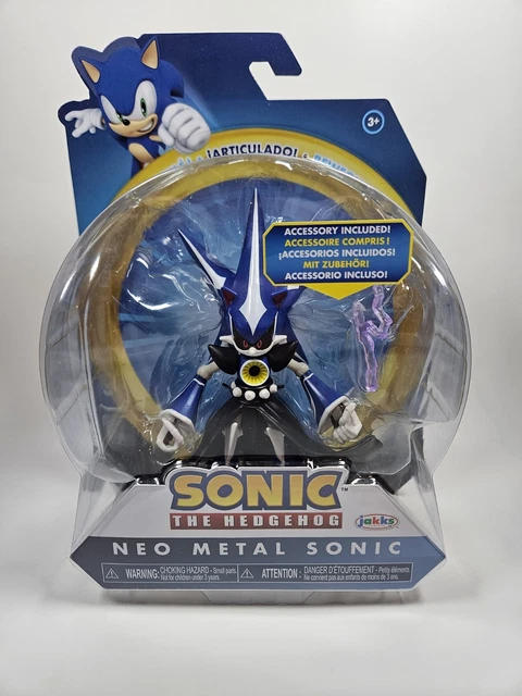 NEO METAL SONIC 4" Posable Figure- Sonic The Hedgehog Figure - Brand ...