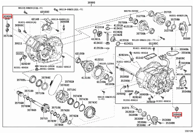 GENUINE TOYOTA COROLLA ZZE142 ZZE141 ZRE152 ZRE142 Transaxle Oil Seal ...