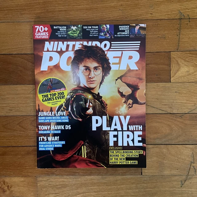 NINTENDO POWER MAGAZINE Oct 2005 V196 Harry Potter with 2 posters ...
