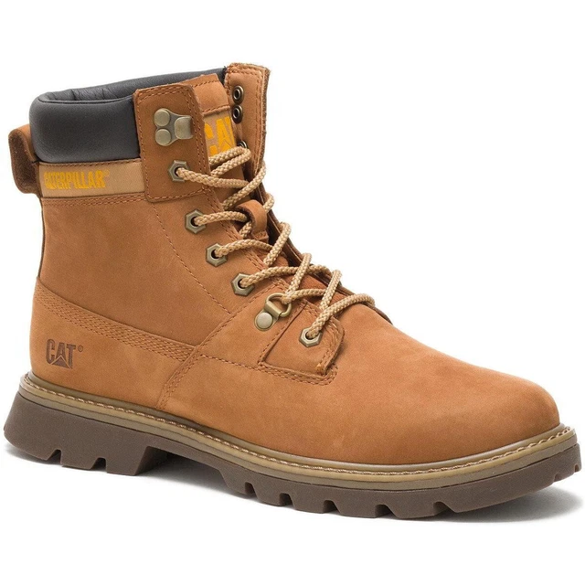 MENS CAT CATERPILLAR Ryman Waterproof Leather Casual Wide Fit Ankle ...