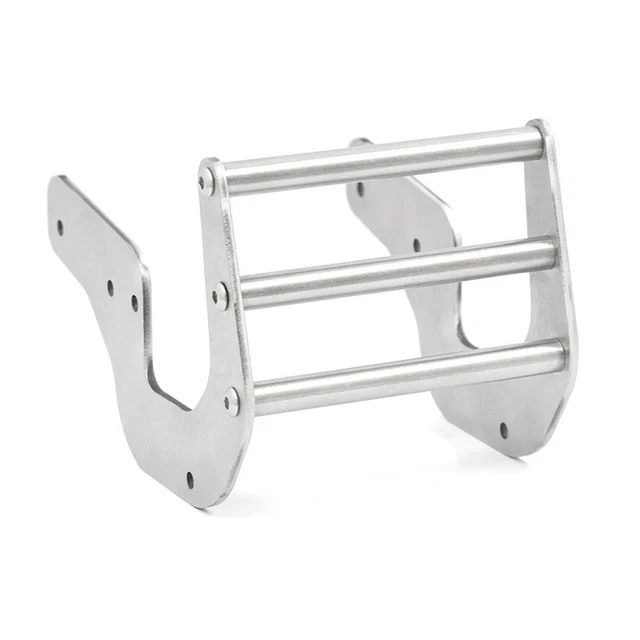 1/8 STAINLESS FRONT Bumper Armor For LOSI LMT 4WD Solid Axle Monster ...