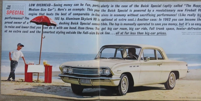 1962 BUICK SPECIAL USA Prospekt Brochure, 12 Seiten EUR 9,95 - PicClick DE