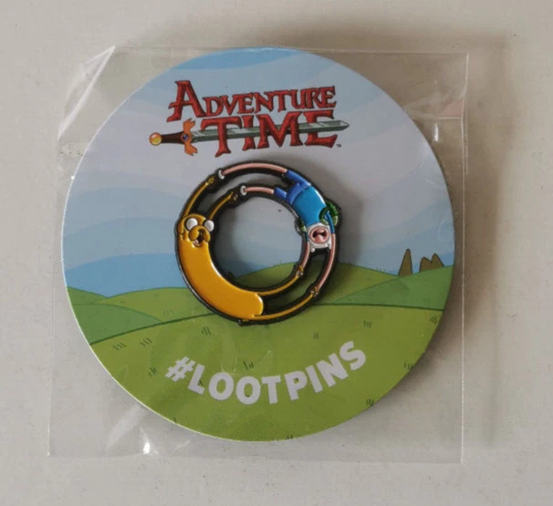 ADVENTURE TIME LOOT Crate pin featuring Finn and Jake $10.50 - PicClick AU