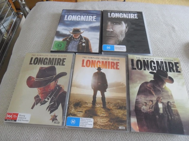 LONGMIRE: COMPLETE SEASON 1-5 Disc DVDS, 5 BOXSETS SERIES ONE - FIVE ...