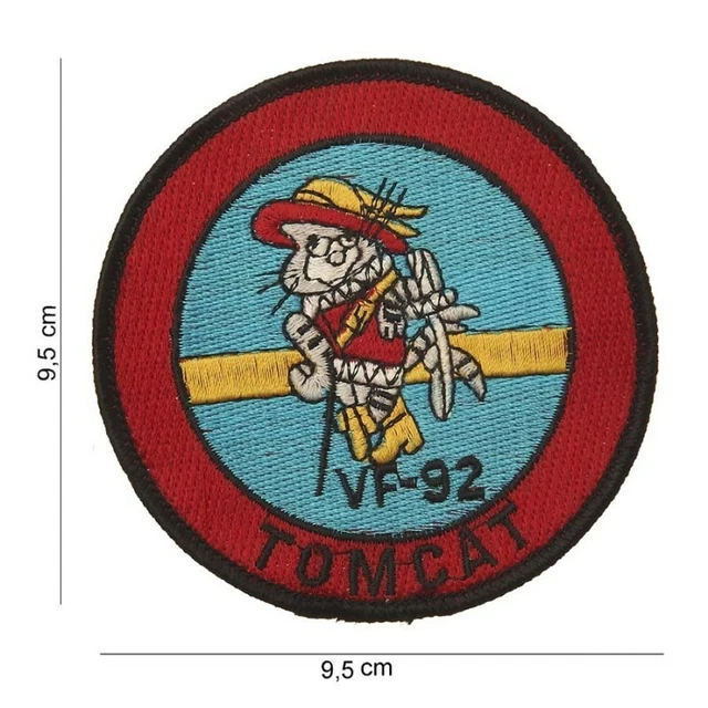 US ARMY TOMCATTER Wildcat Felix The Cat Tomcat Pirates VF-92 Patch Sew ...