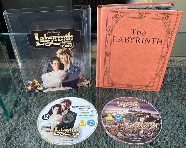 JIM HENSON'S LABYRINTH 4K UHD + BLU-RAY 35th Anniversary Edition David ...