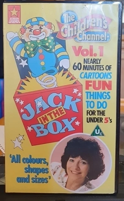 JACK IN THE Box The Children's Channel Vol 1 Very Rare VHS Video Tape ...