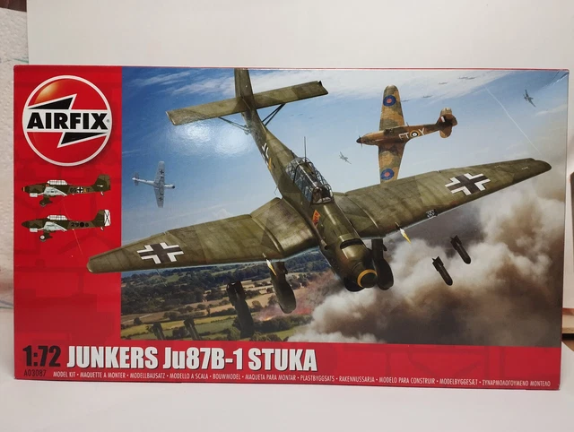 MODELLBAUSATZ AIRFIX JUNKERS Ju87B-1 STUKA WWII NEU OVP 1:72 EUR 4,90 - PicClick DE