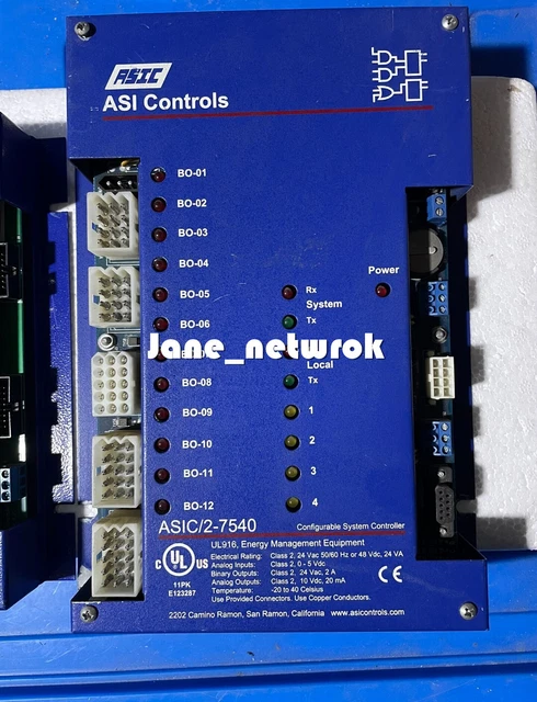 1PC USED ASI Controls ASIC/2-7540 Configurable System Controller BY DHL ...