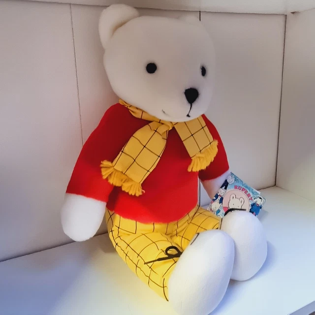 RUPERT THE BEAR TEDDY soft toy GOLDEN BEAR 17" ( large £83.36 - PicClick UK