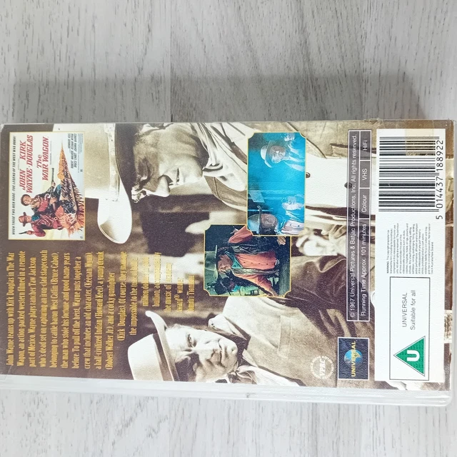 THE WAR WAGON Vhs Tape - Rare Retro Movie Series £10.82 - PicClick UK