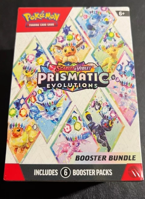 POKÉMON TCG SCARLET & Violet Prismatic Evolutions Booster Bundle ...