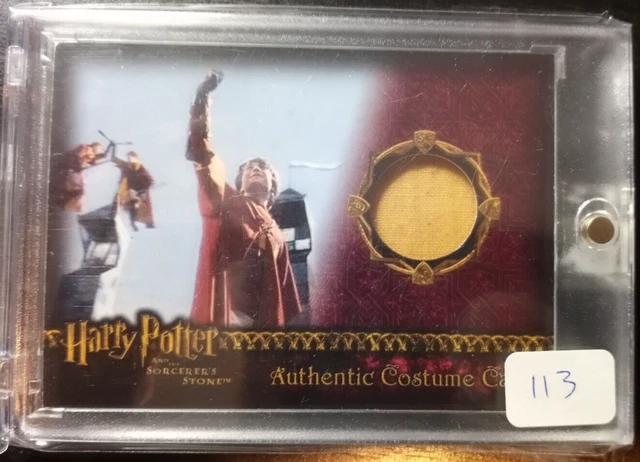 HARRY POTTER SORCERER'S Stone Daniel Radcliffe Costume Relic Card ...