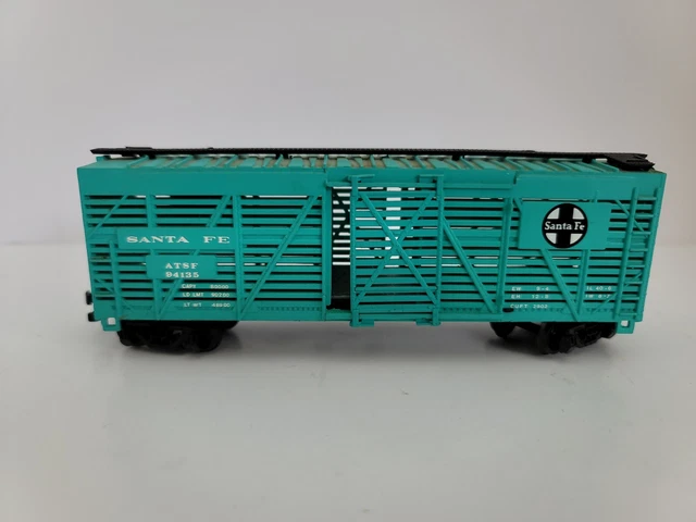 BACHMANN SANTA FE ATSF 94135 HO Scale, Livestock Cattle Freight Train ...