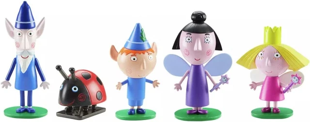 COLLECTABLE 5 FIGURE Pack, Ben and Holly's little kingdom, wise old elf ...
