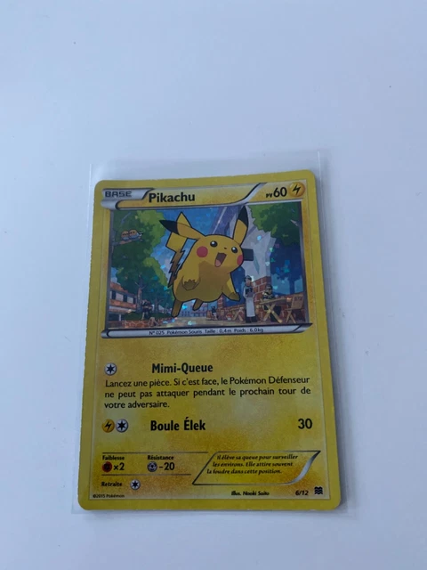 CARTE POKÉMON PIKACHU 6/12 Holo Promo McDonald’s Mcdo 2015 EUR 1,00 ...