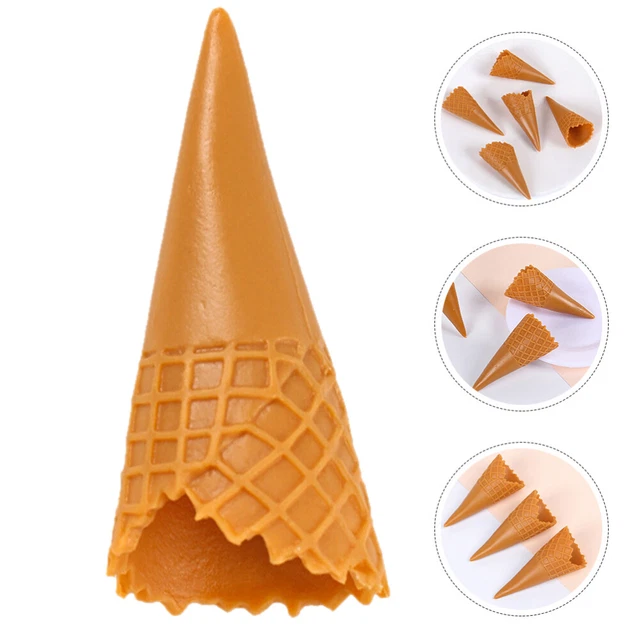 12 PCS GIANT Foam Ice Cream Cone Sweets Mini Cones Crispy Child £9.39 ...