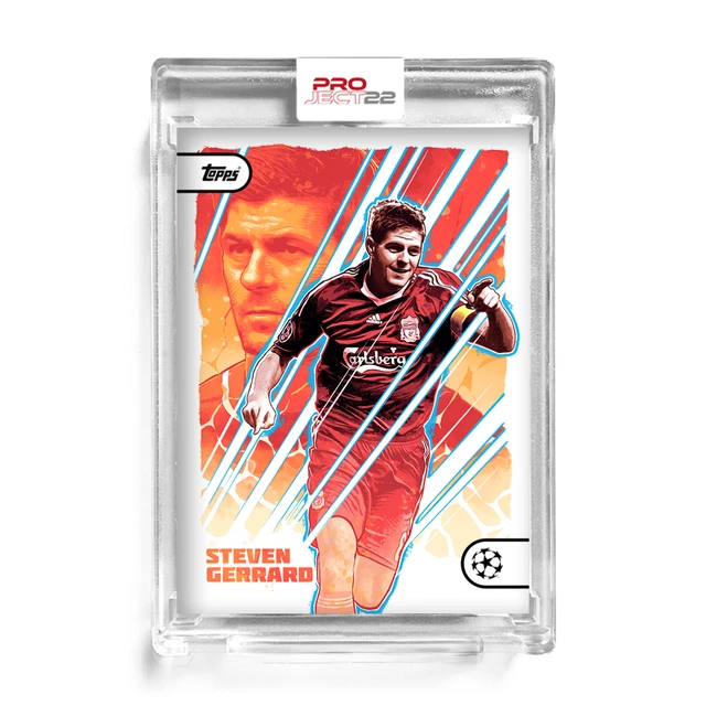 TOPPS PROJECT 22 - STEVEN GERRARD (Liverpool FC) by John Guydo - Print ...