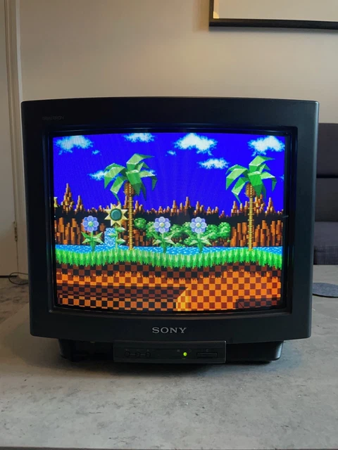 SONY TRINITRON KV-M1410U 14" Retro Gaming CRT Colour TV Monitor £49.99 ...
