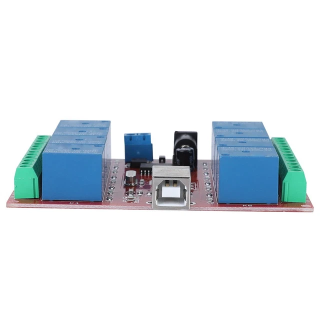 8-CHANNEL 5V COMPUTER USB Intelligent Control Switch Relay Module Free ...