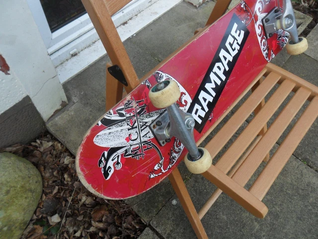 SKATEBOARD COMPLETO VINTAGE mike jucker 31x7,5" PERSONALIZZATO 1 di 1 ...