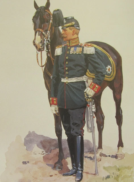 VINTAGE PRINT KAISER'S German Army Major Grde Jager Bataillon Potsdam £ ...