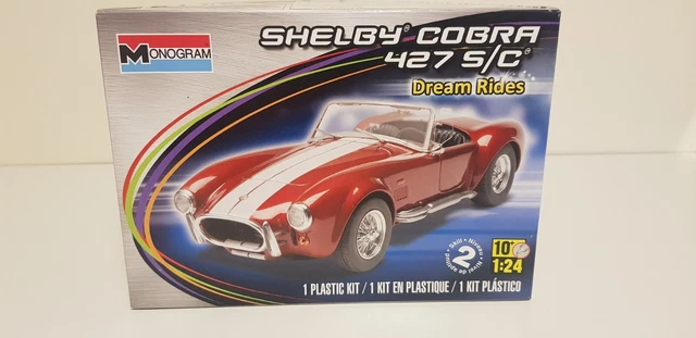 MONOGRAM SHELBY COBRA 427 S/C Plastic Model Kit Complete. £29.99 ...