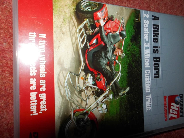 A BIKE IS BORN DVD 2 SEATER 3 WHEEL CUSTOM TRIKE mark evans EUR 10,55 - PicClick IT