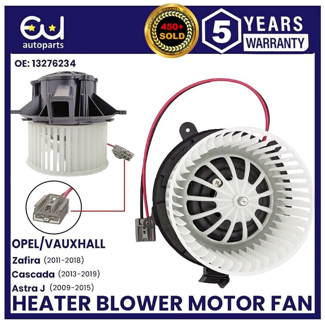 FOR OPEL VAUXHALL Astra J Zafira Mk3 C1 Cascada Heater Blower Motor Fan ...